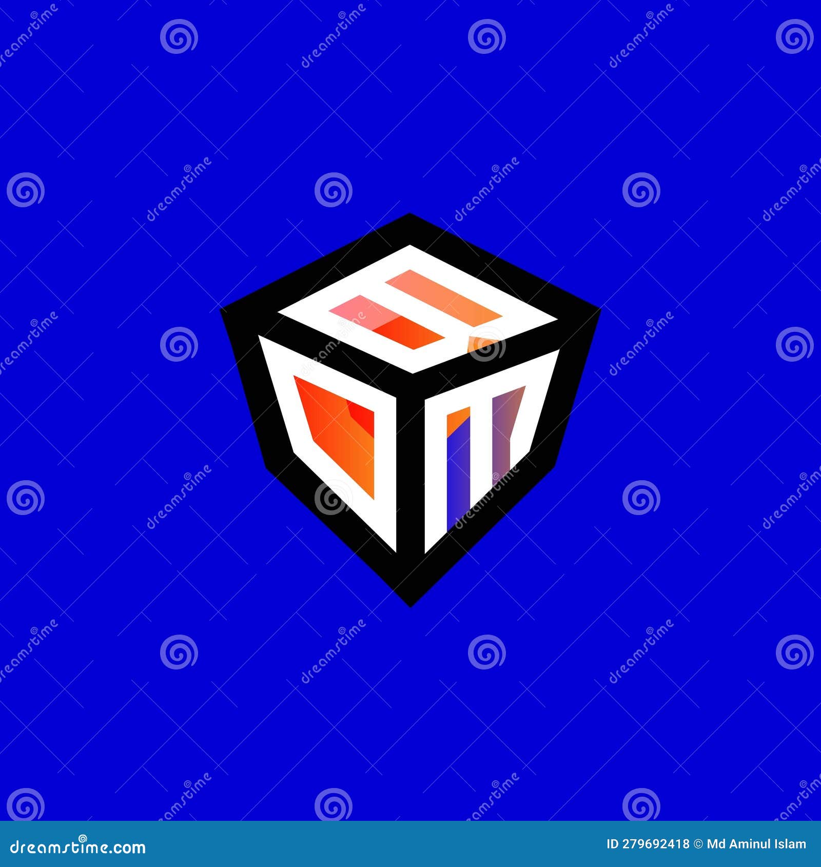 BOM Letter Logo Creative Design with Vector Graphic, BOM Stock Vector ...