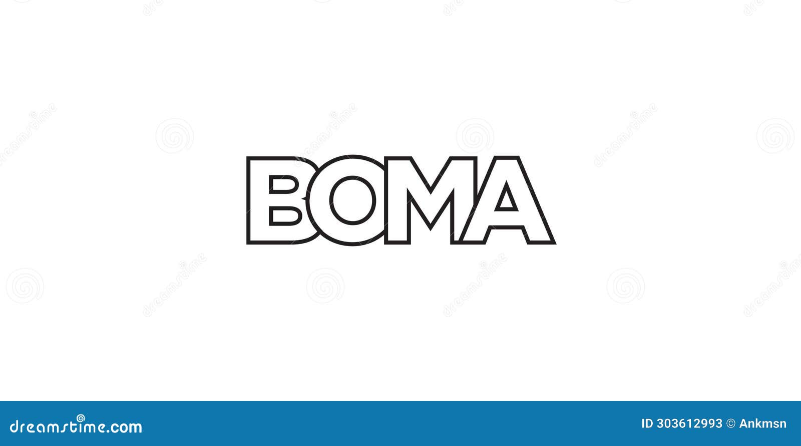 Boma in the Congo Emblem. the Design Features a Geometric Style, Vector ...
