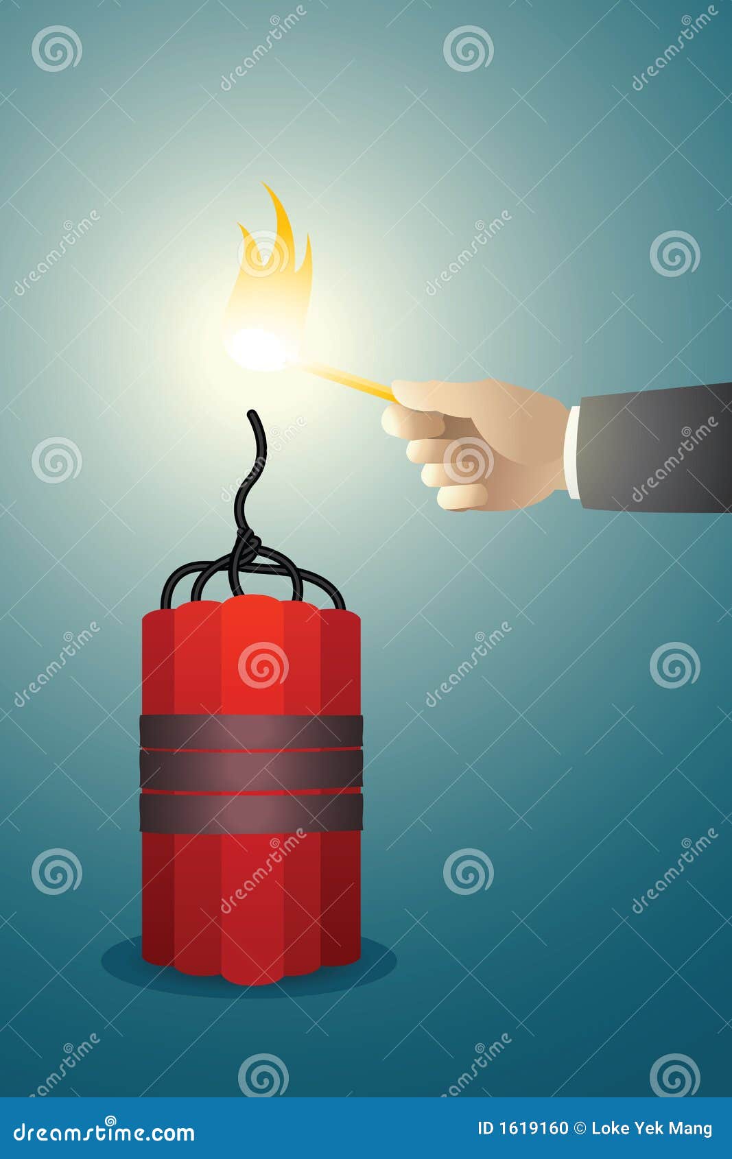 Bomb stock illustration. Illustration of starter, crazy - 1619160