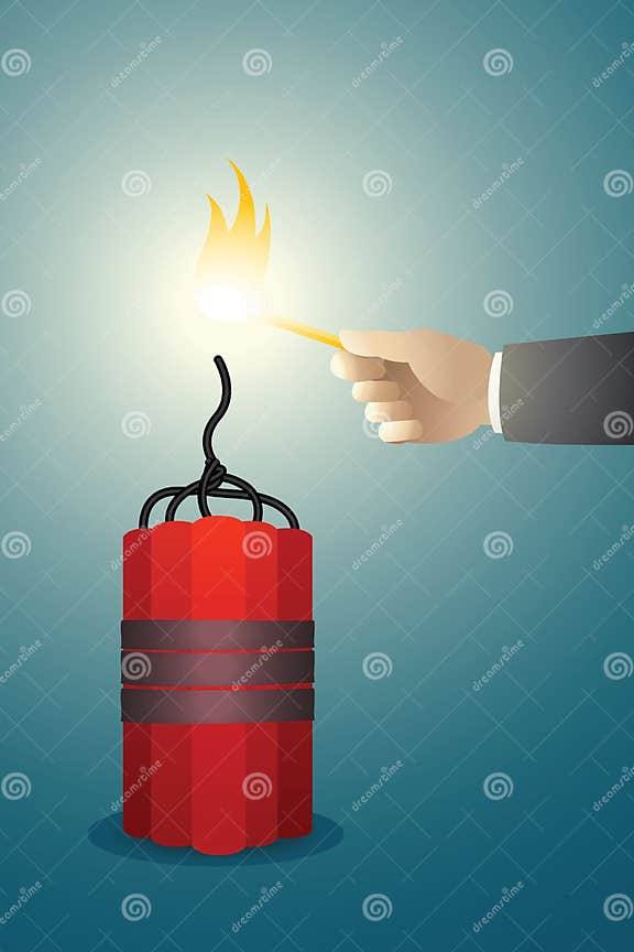 Bomb stock illustration. Illustration of starter, crazy - 1619160