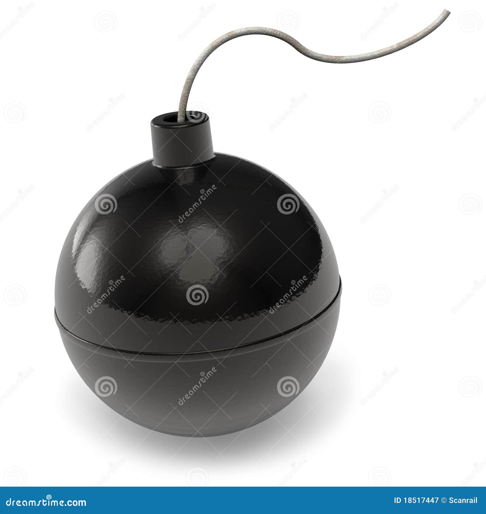 Bomb stock illustration. Illustration of countdown, blast - 18517447