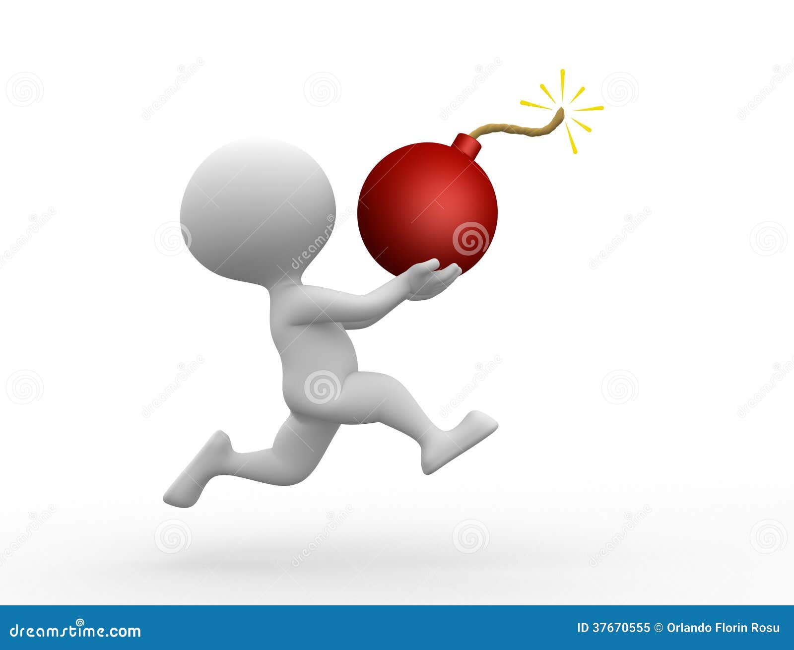 Bomb stock illustration. Illustration of detonate, cartoon - 37670555