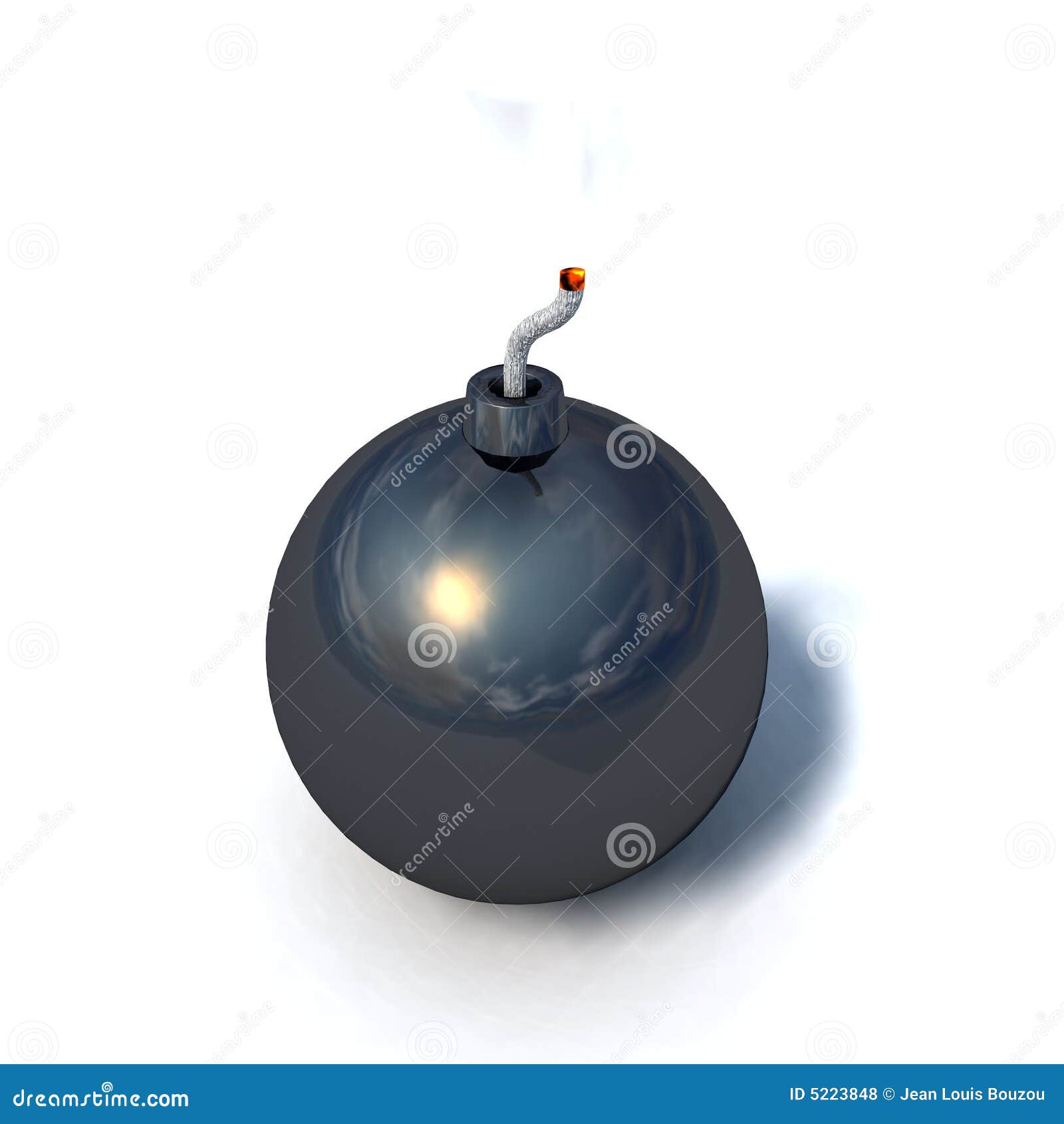 Bomb stock photo. Image of destruction, weapon, fire, isolated - 5223848