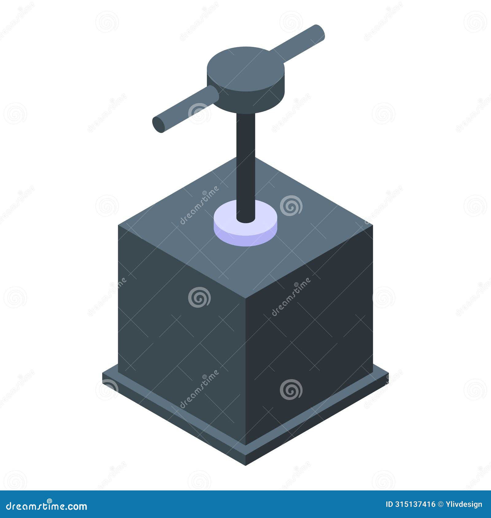 Bomb Action Push Icon Isometric Vector. Danger Explosive Stock ...