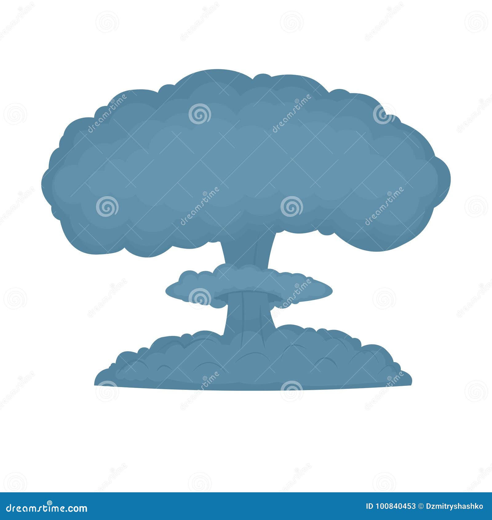 Bomb atom cloud stock vector. Illustration of hiroshima - 100840453
