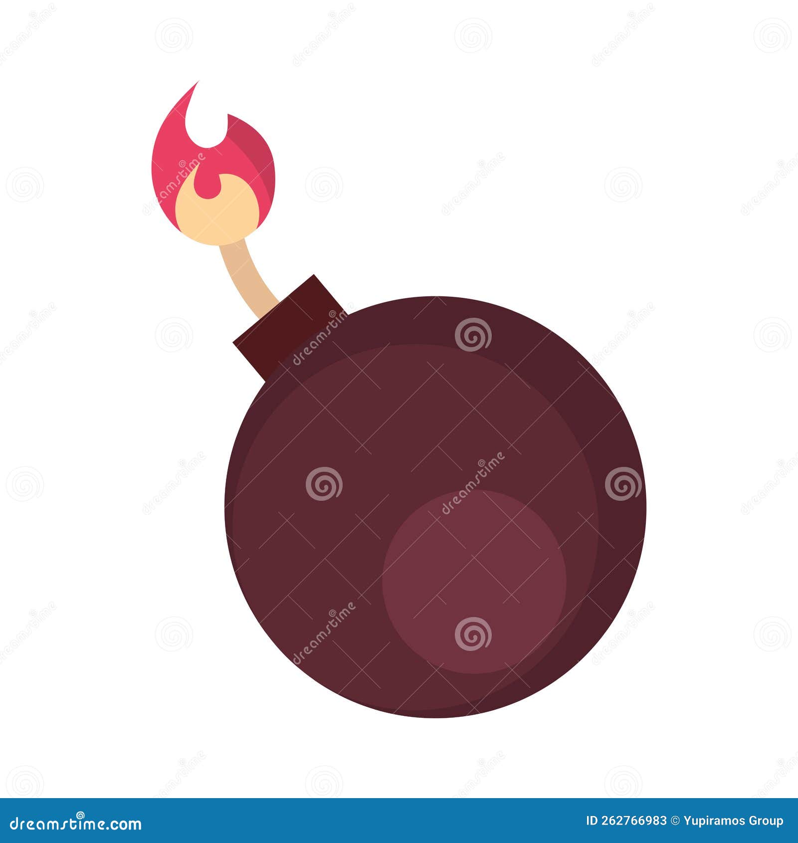 Bomb attack icon stock vector. Illustration of hacking - 262766983