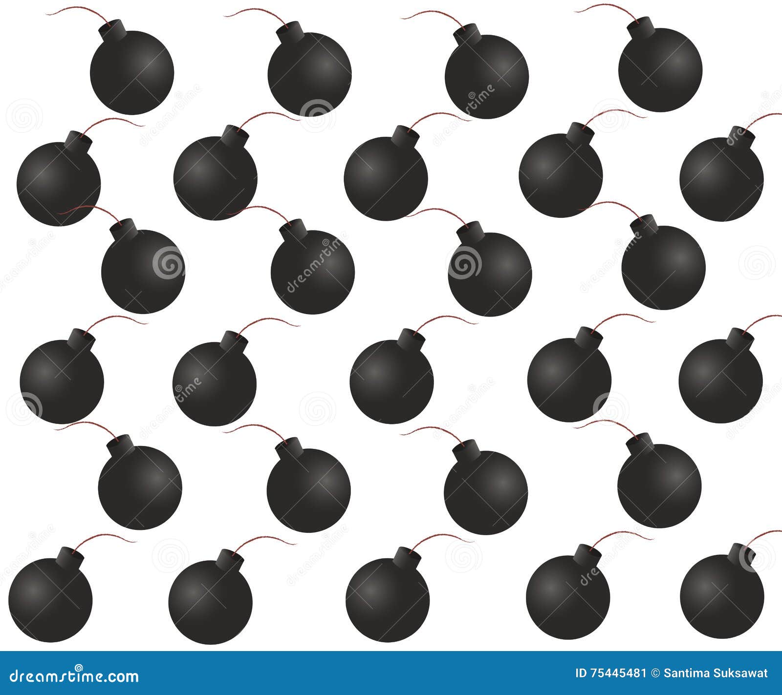 BOMB Cartoon Icon , Bomb Ready To Explode Background Stock Vector ...