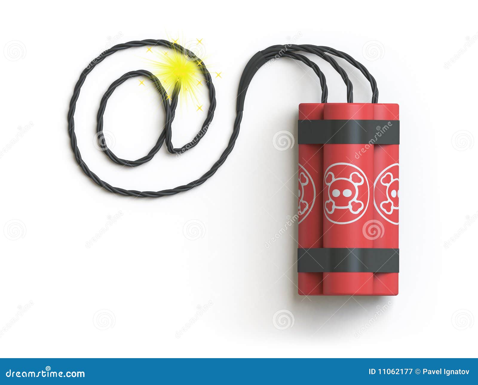 Bomb Collection - Push Here Stock Illustration - Illustration of knot ...