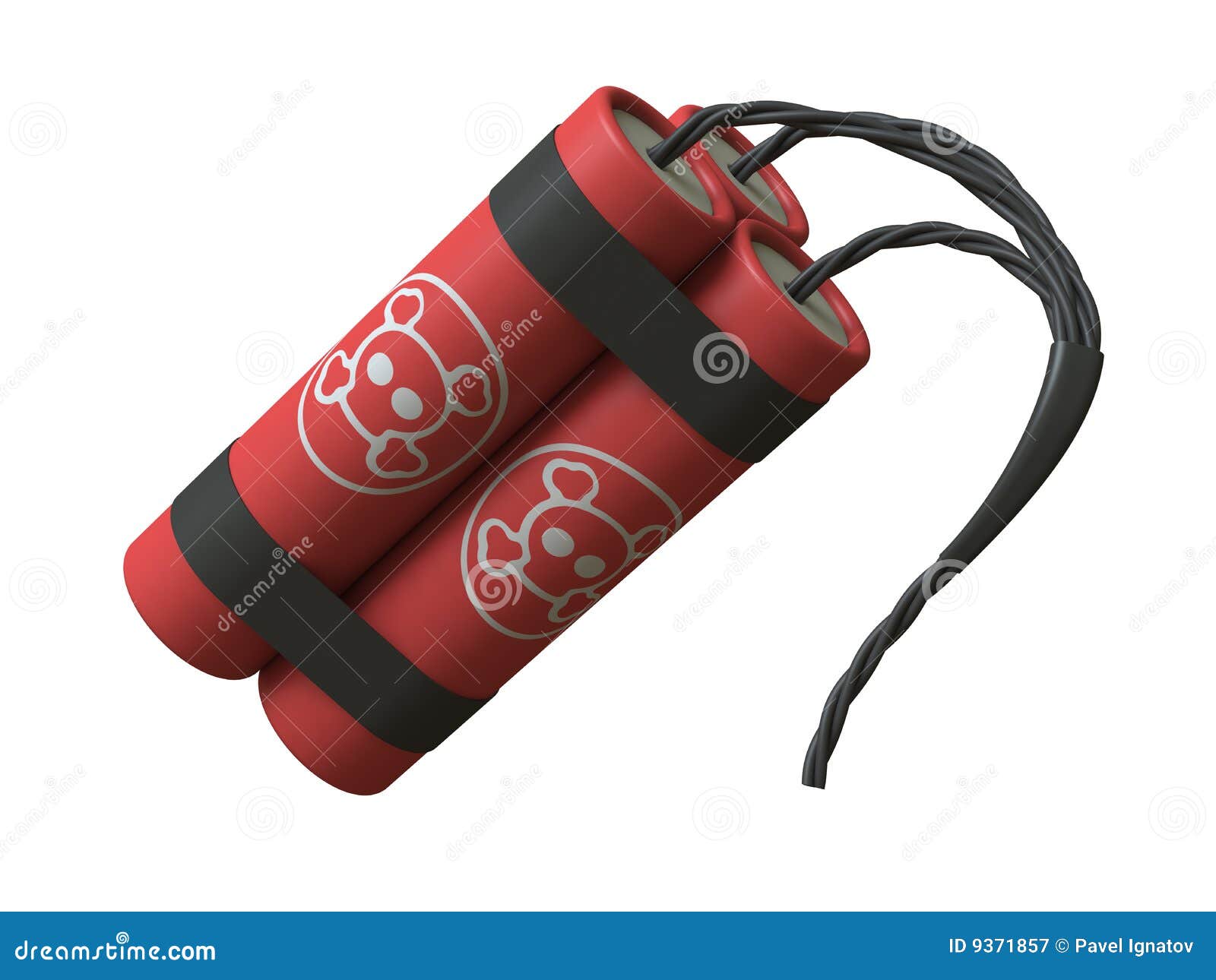 Push Bomb Cartoon Vector | CartoonDealer.com #31439827