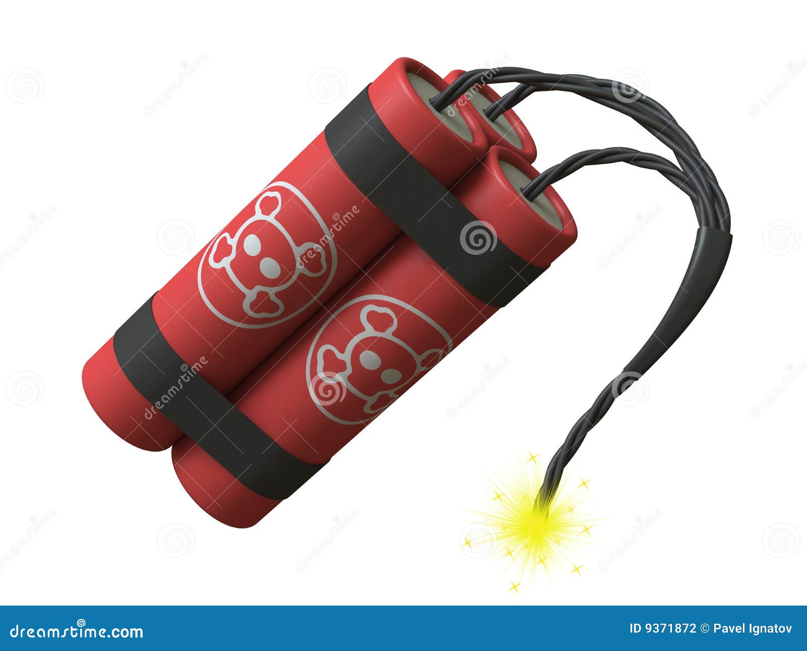 Bomb Collection. Cartoon TNT Explosive Weapon, Bombs Dynamite Grenade ...