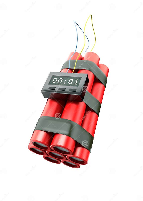 Bomb countdown stock illustration. Illustration of exploding - 14120504