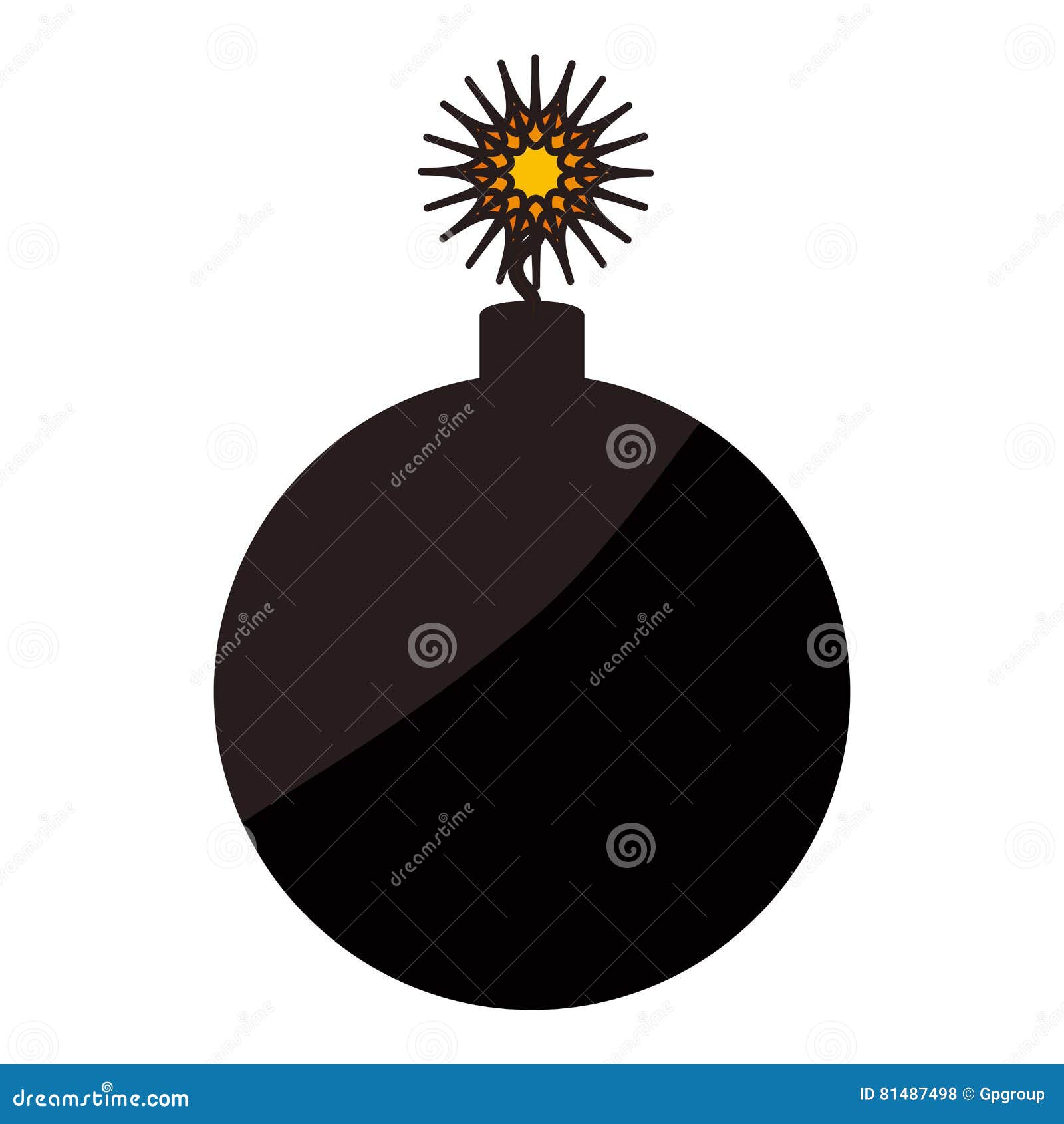 Bomb design stock illustration. Illustration of heavy - 81487498