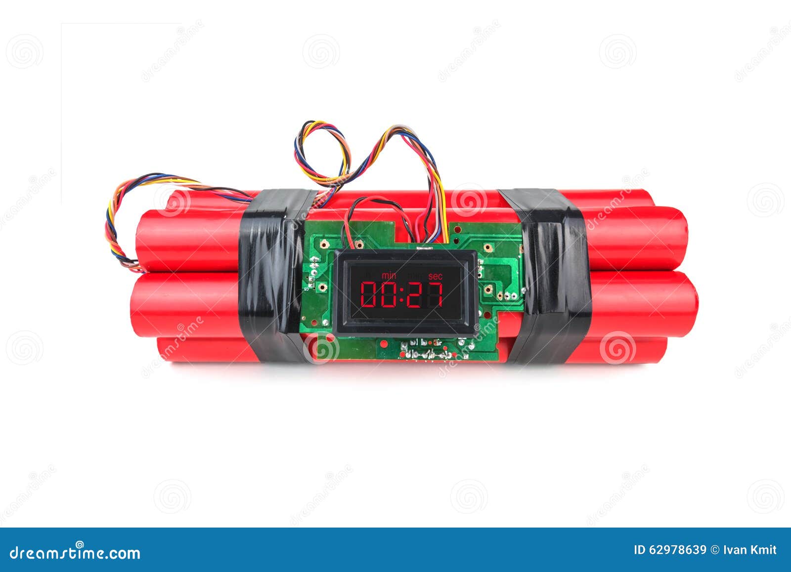 Bomb stock image. Image of detonator, dynamite, risk - 62978639