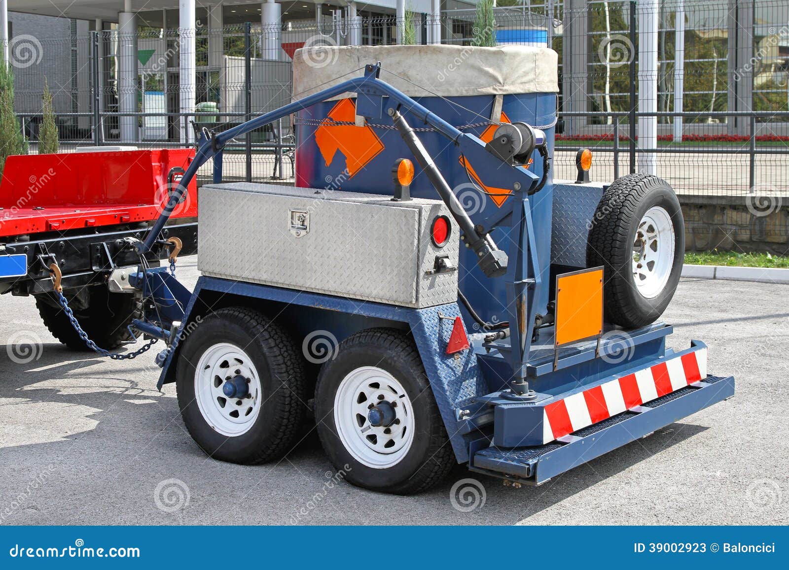 Bomb disposal trailer stock image. Image of rescue, safe - 39002923