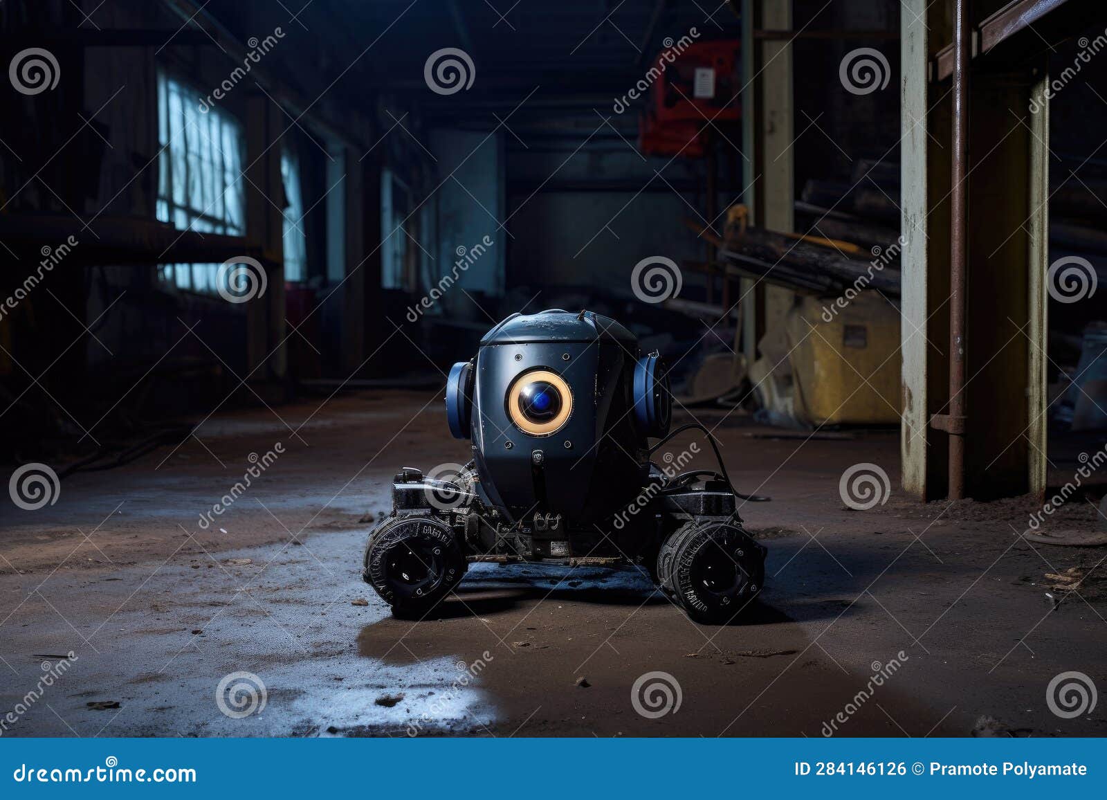Bomb Exploration Robot. Generative Ai Stock Illustration - Illustration ...