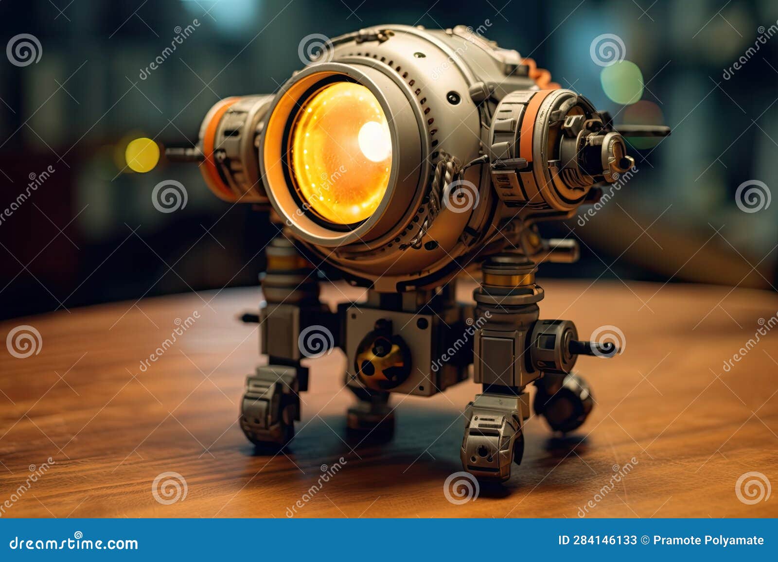 Bomb Exploration Robot. Generative Ai Stock Illustration - Illustration ...
