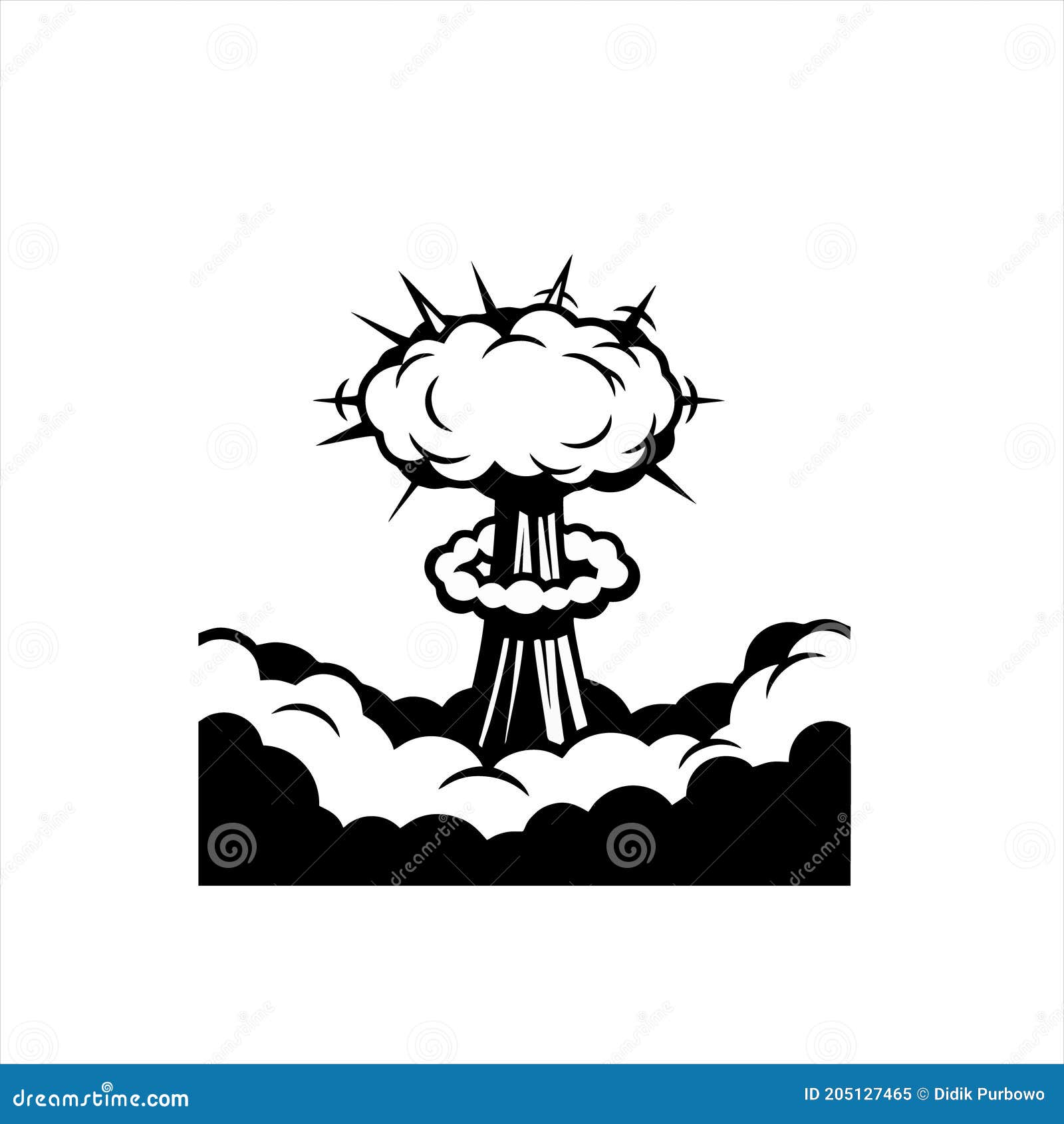 Bomb Explosion. Explosion Animation Effect Stock Vector - Illustration ...