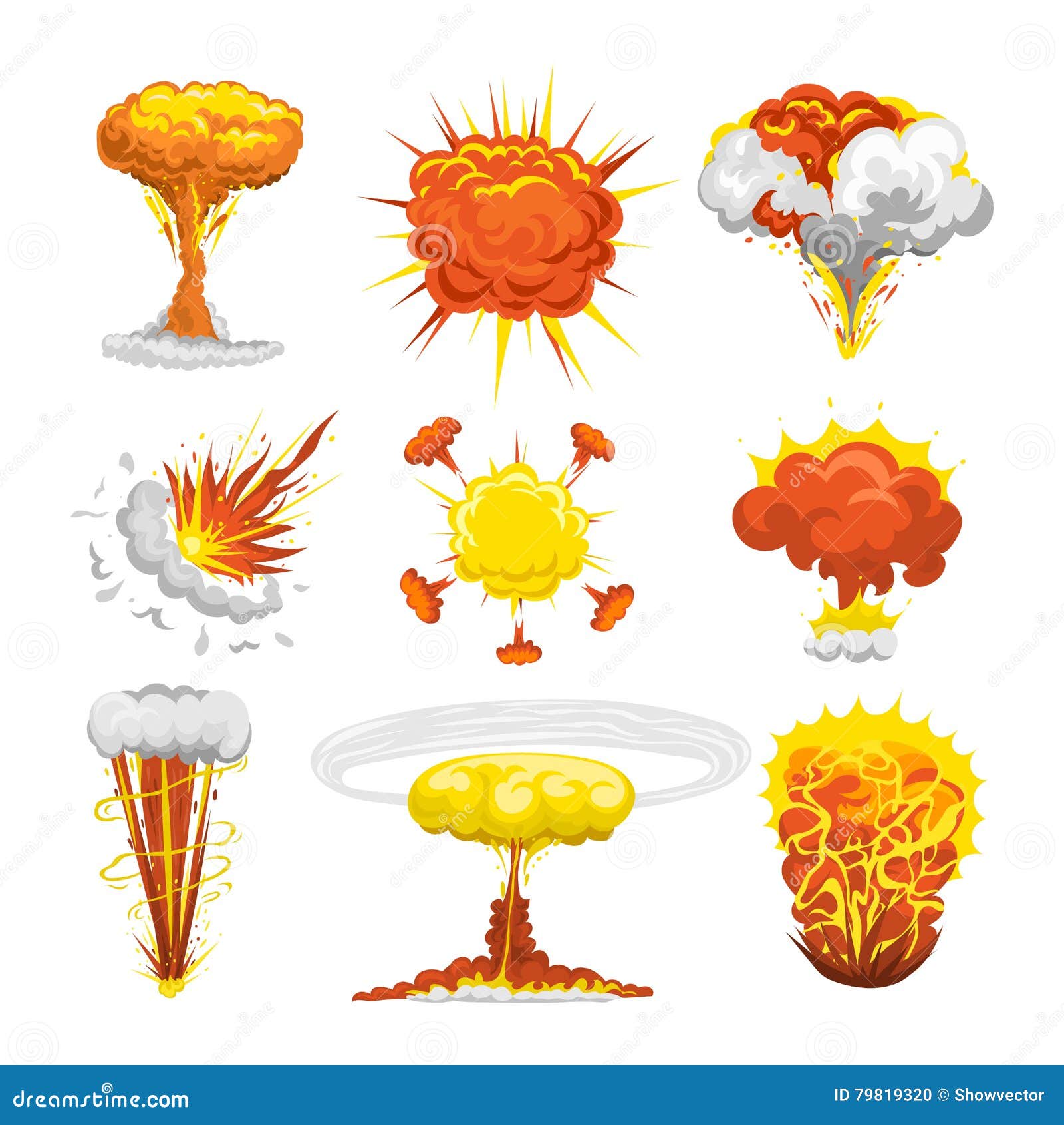 Bomb Explosion Effect Vector Stock Vector - Illustration of splash ...
