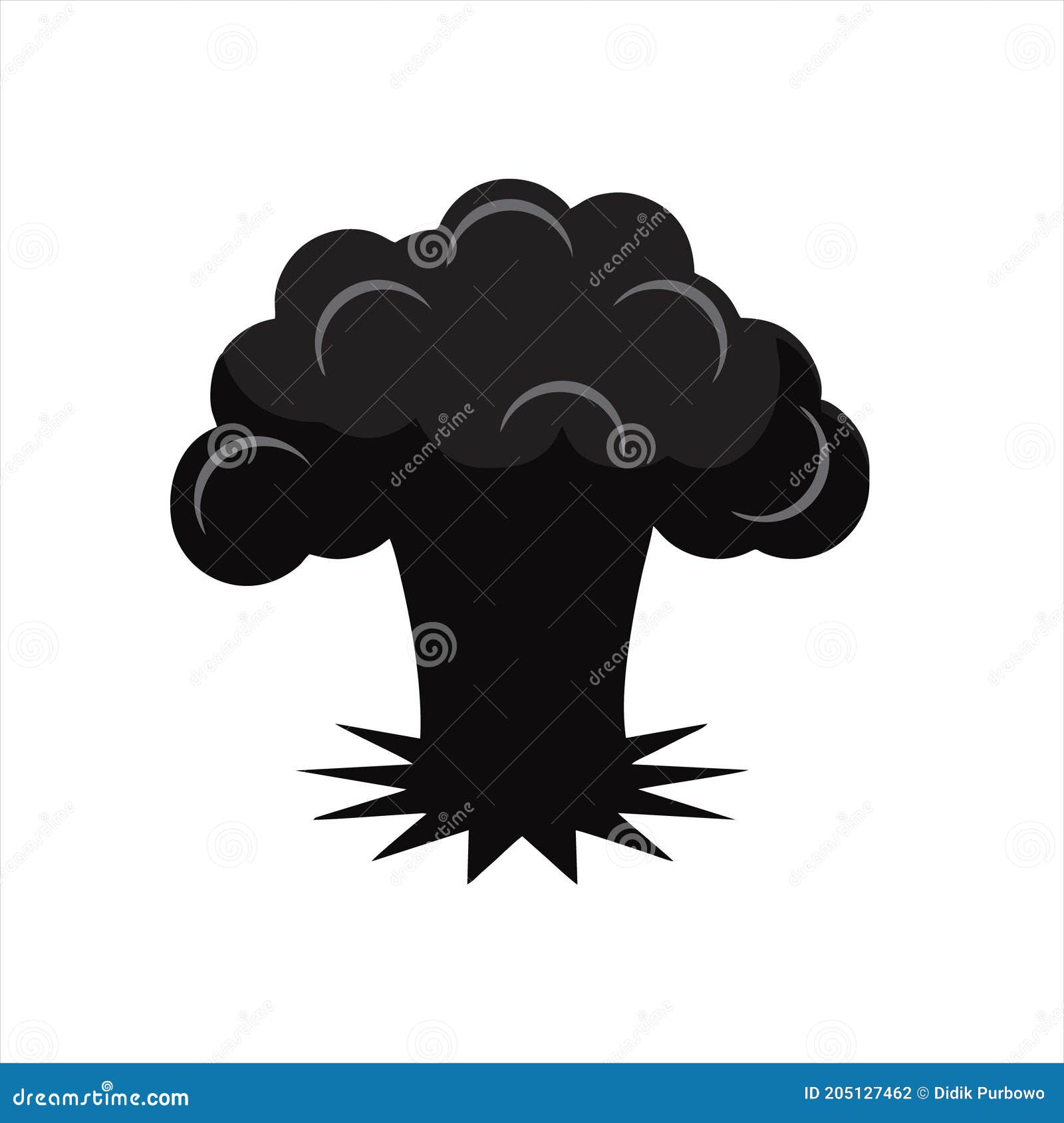 Bomb Explosion. Explosion Animation Effect Stock Vector - Illustration ...