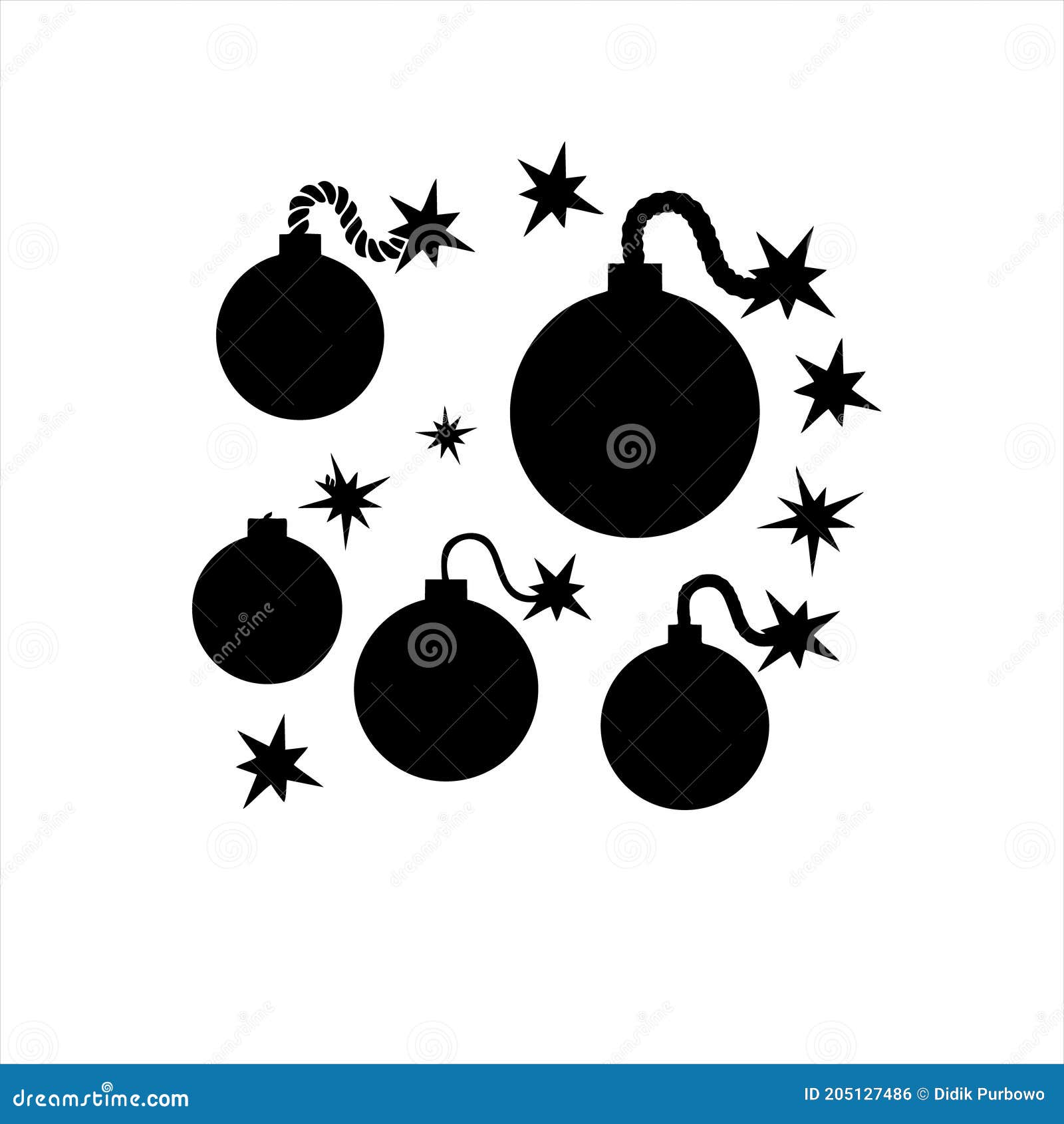 Bomb Explosion. Explosion Animation Effect Stock Vector - Illustration ...