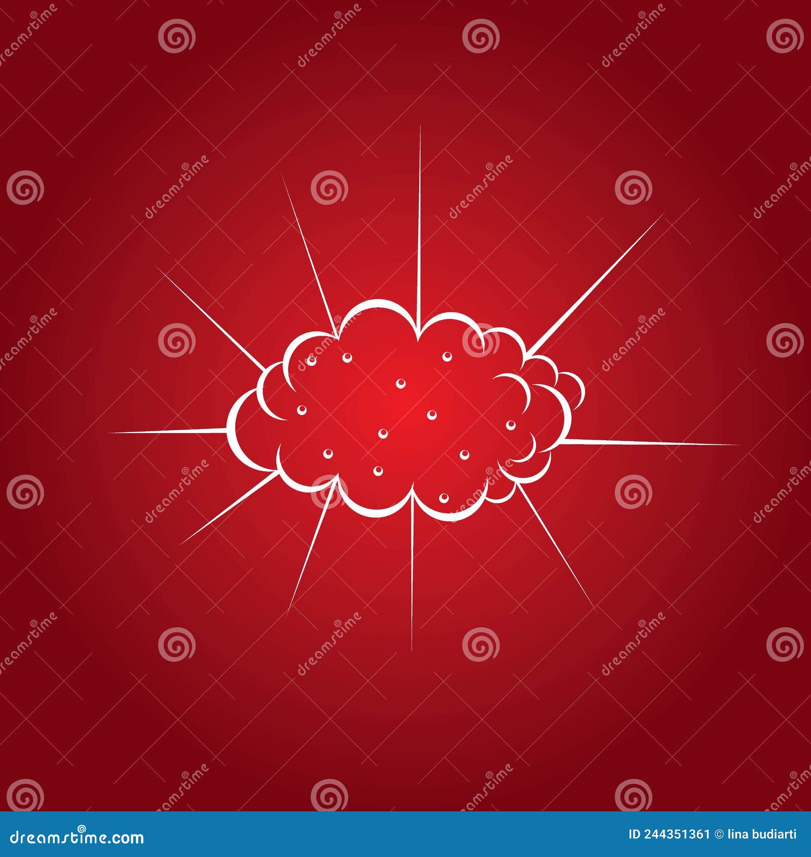 Bomb explosion logo stock vector. Illustration of clip - 244351361