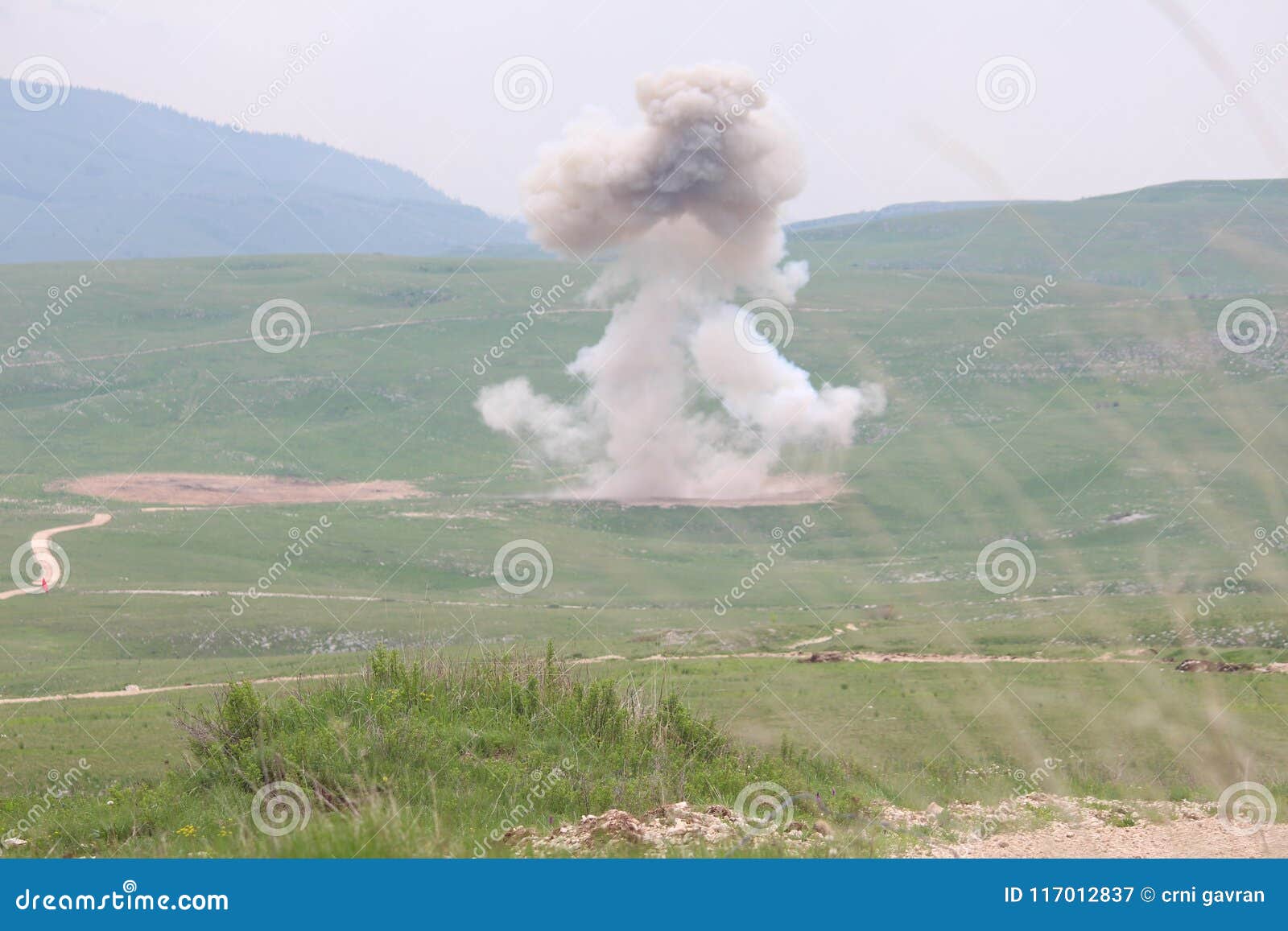 Bomb Explosion-Mushroms and Fire Stock Image - Image of explosion ...