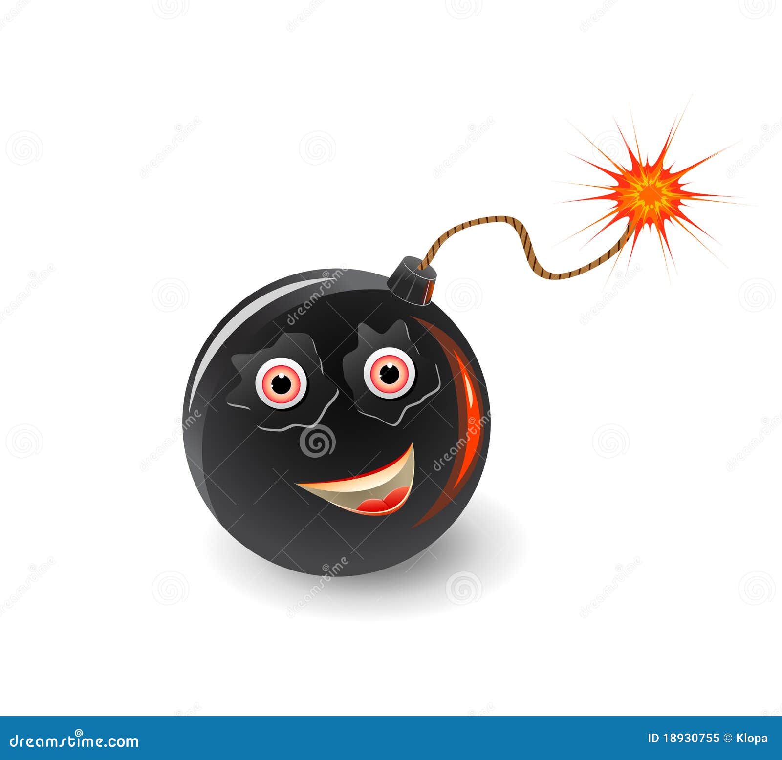 Bomb Face Cartoon Mascot Character With Emoji Expressions ...