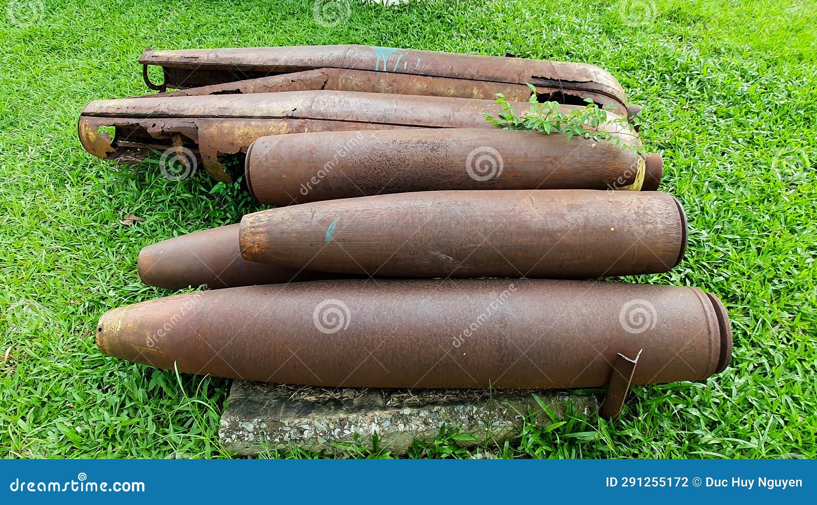 Bomb Fragments Remain from Vietnam War. Editorial Photography - Image ...