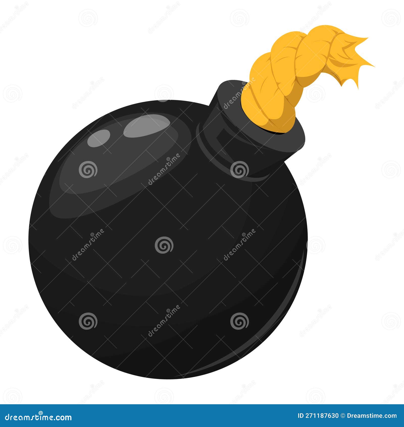 Bomb Game Icon Vector Isolated. Dangerous Weapon Stock Vector ...
