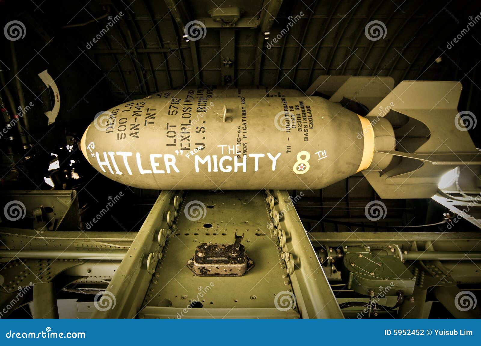 Bomb From Airplane Of Air Force For Kill, Action War Concept Of The ...