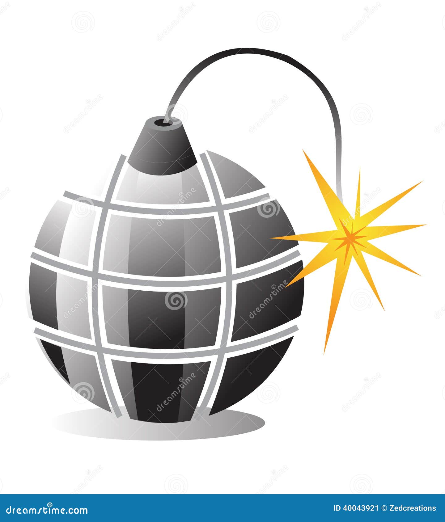 Bomb icon stock vector. Illustration of detonate, element - 40043921