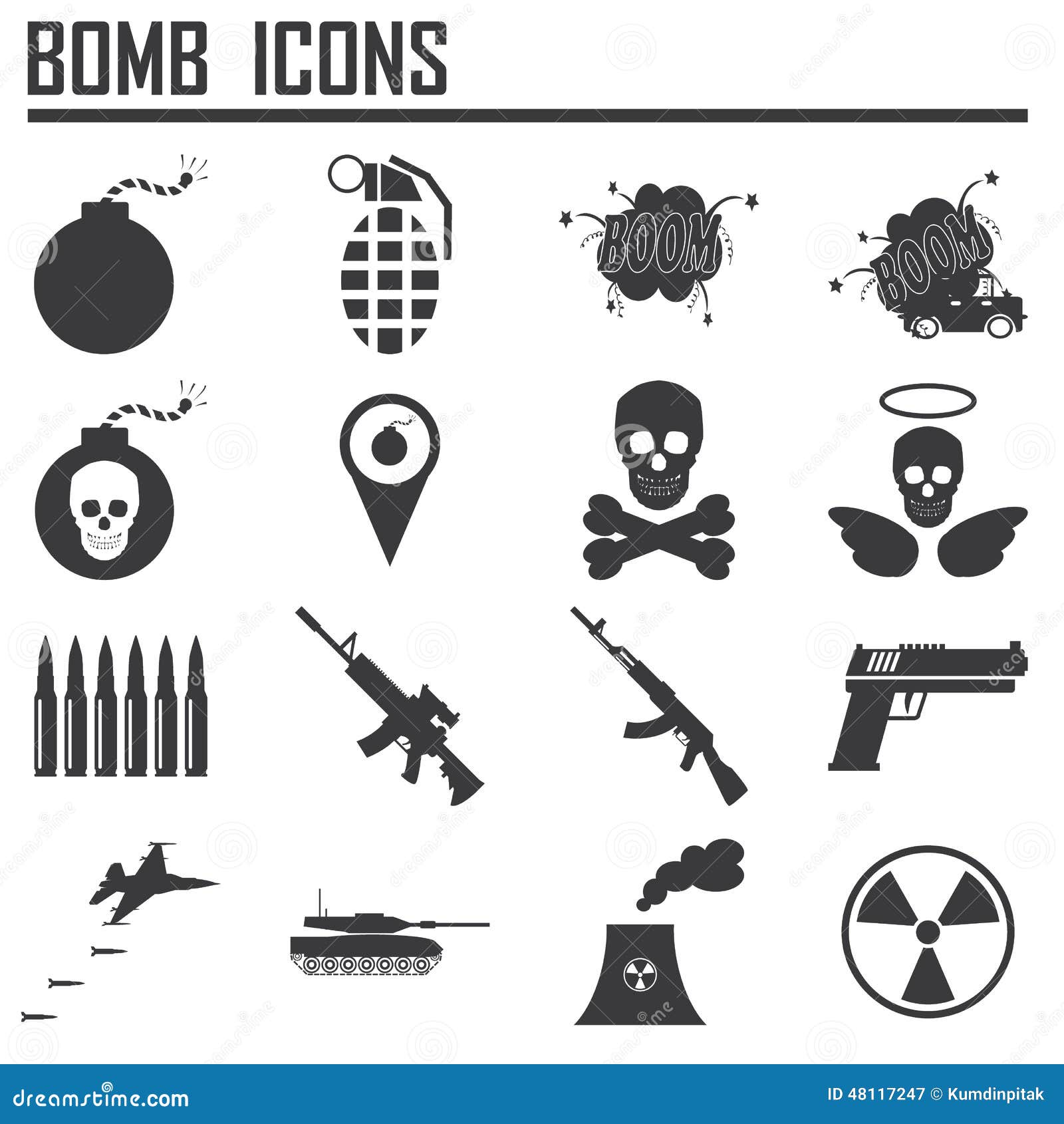 Bomb icon,weapon stock vector. Illustration of grenade - 48117247