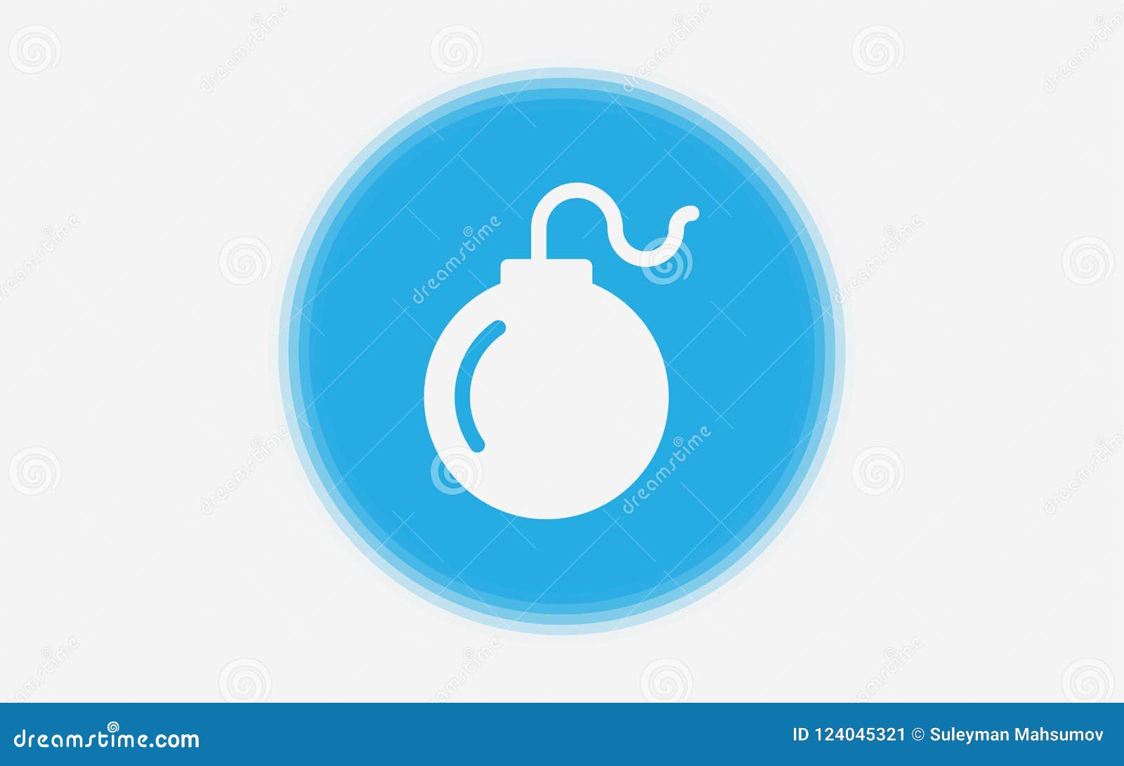 Bomb Vector Icon Sign Symbol Stock Vector - Illustration of element ...