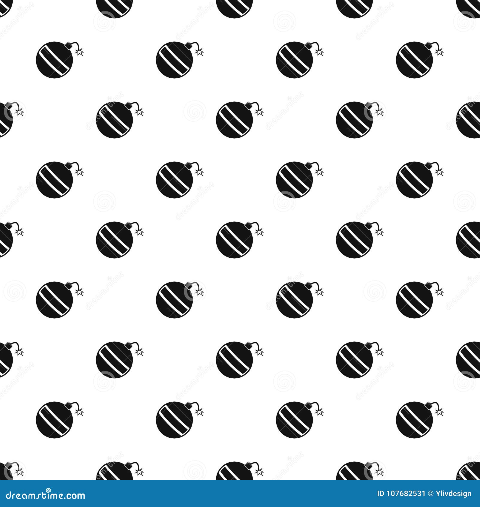 Bomb pattern vector stock vector. Illustration of element - 107682531