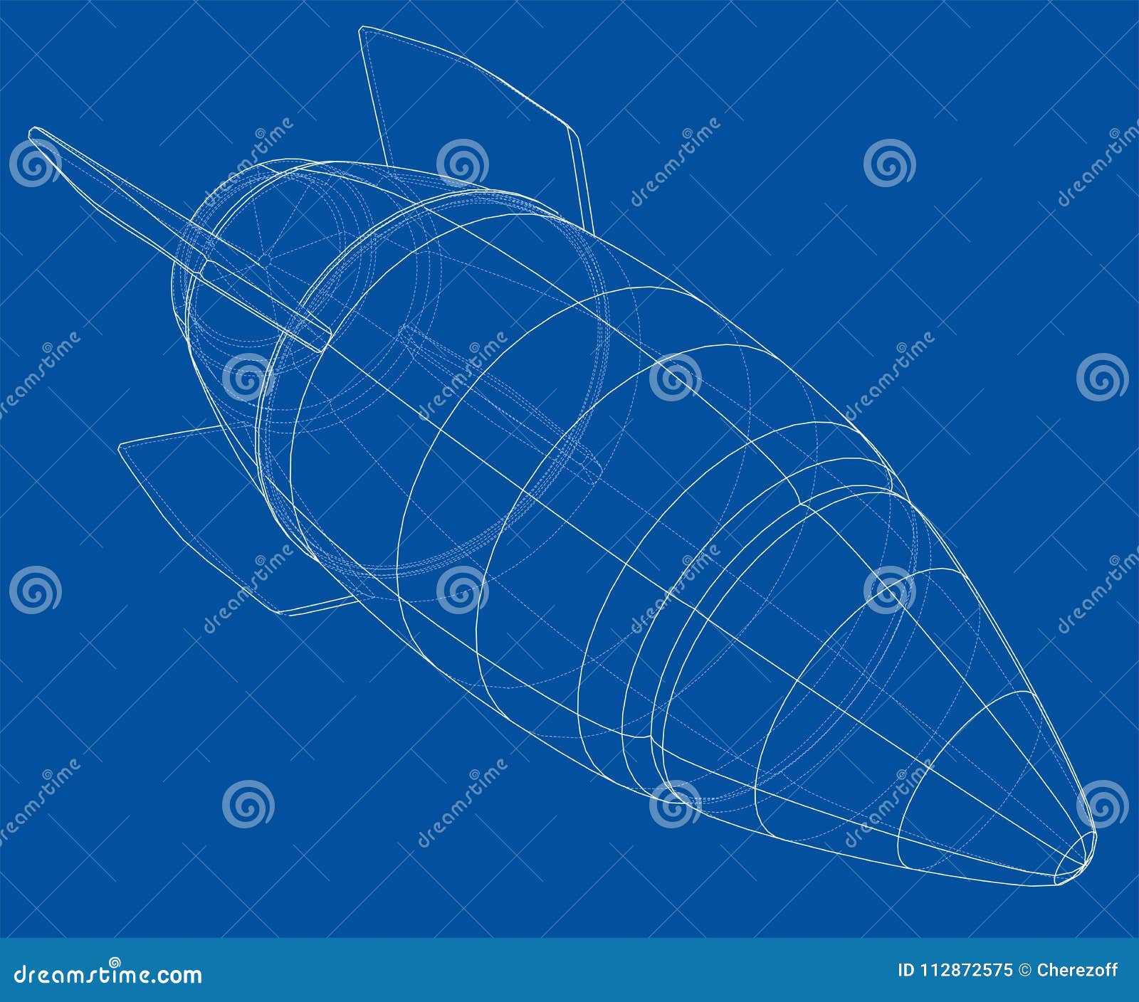 Bomb sketch. Vector stock vector. Illustration of nuclear - 112872575
