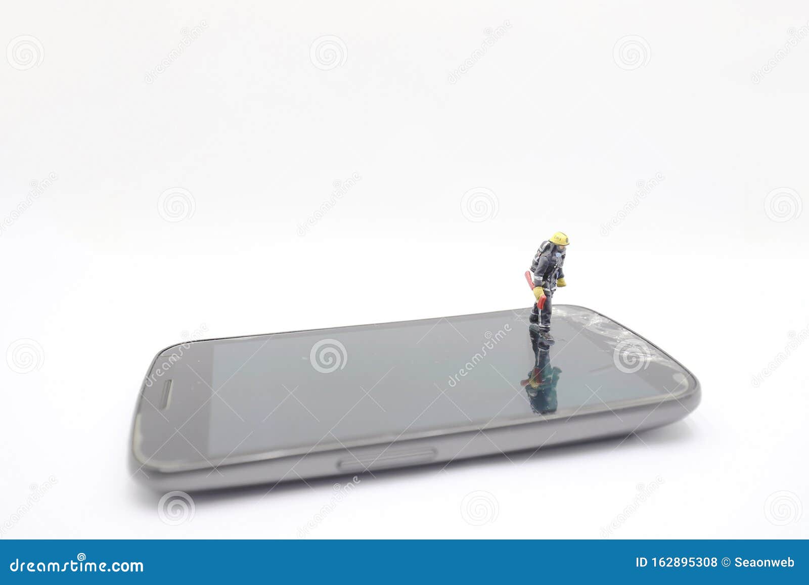 A Bomb Squad Expert Defusing Bomb on Mobile Phone Stock Photo - Image ...