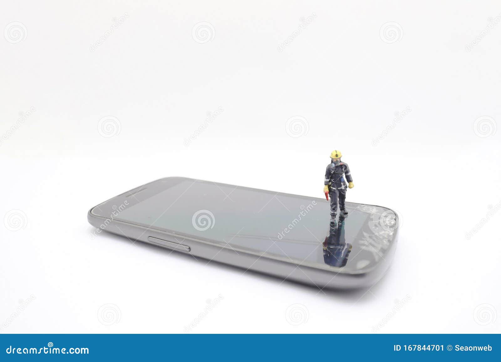 A Bomb Squad Expert Defusing Bomb on Mobile Phone Stock Image - Image ...