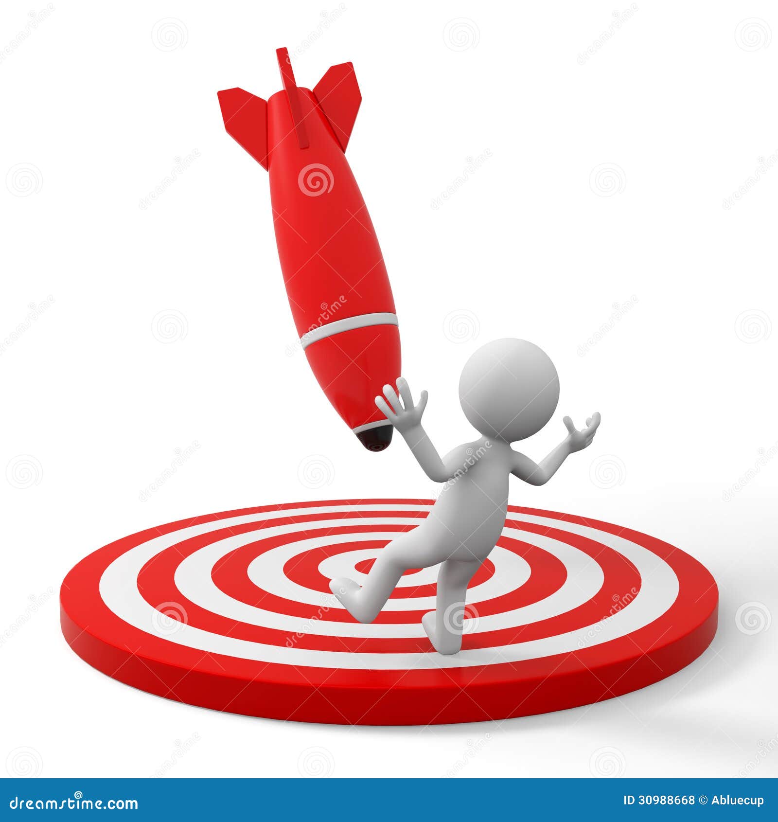 Bomb and target stock illustration. Illustration of fire - 30988668