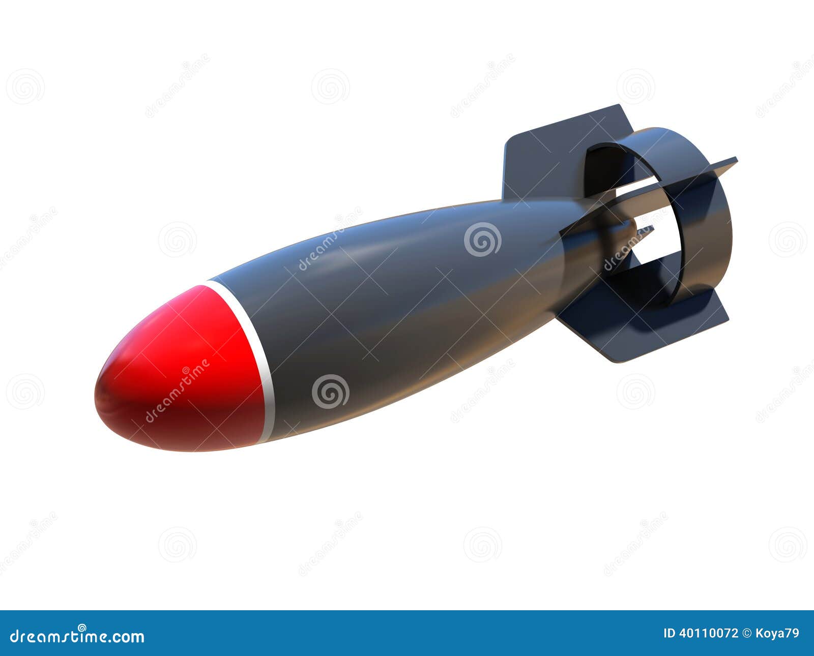 Bomba Aérea En Un Fondo Blanco Stock de ilustración - Ilustración de ...