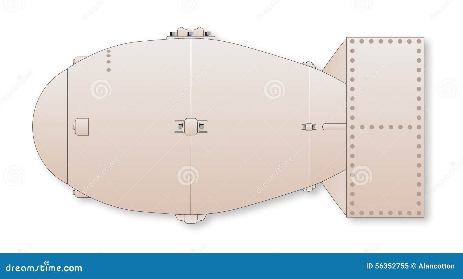 Bomba atomica illustrazione di stock. Illustrazione di arma - 56352755