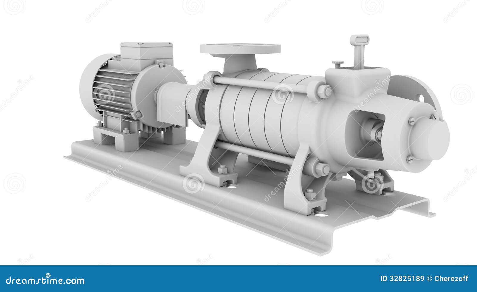 Bomba de agua blanca stock de ilustración. Ilustración de aislado ...