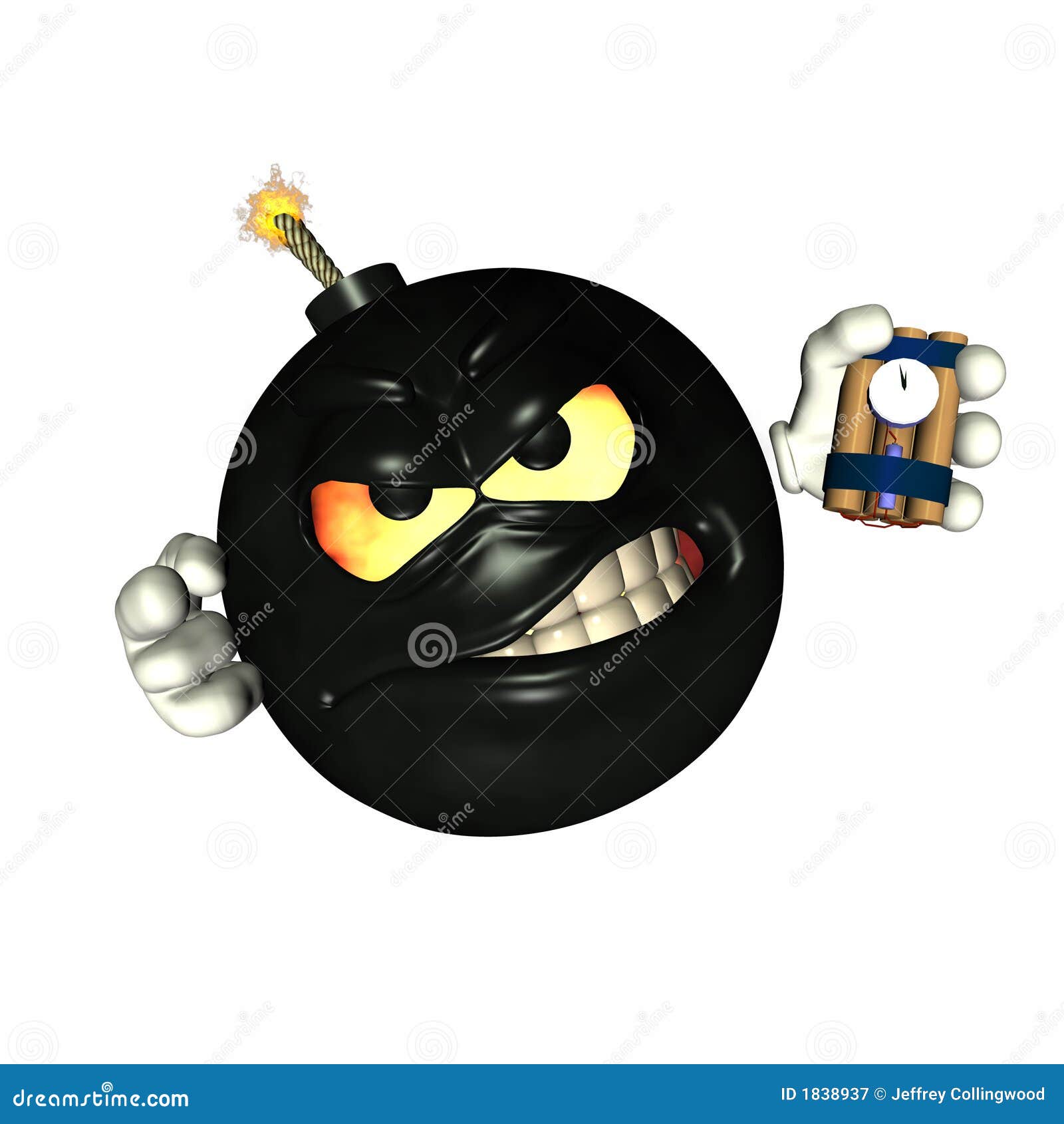 Bomba De Tempo 1 Do Emoticon Ilustração Stock - Ilustração de amarelo ...