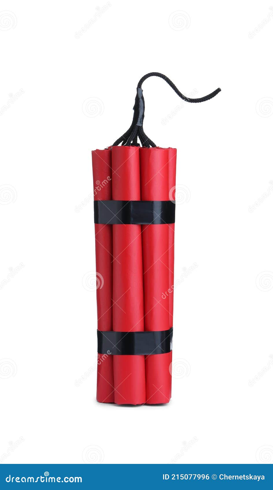 Bomba Explosiva Vermelha Sobre Fundo Branco Foto de Stock - Imagem de ...