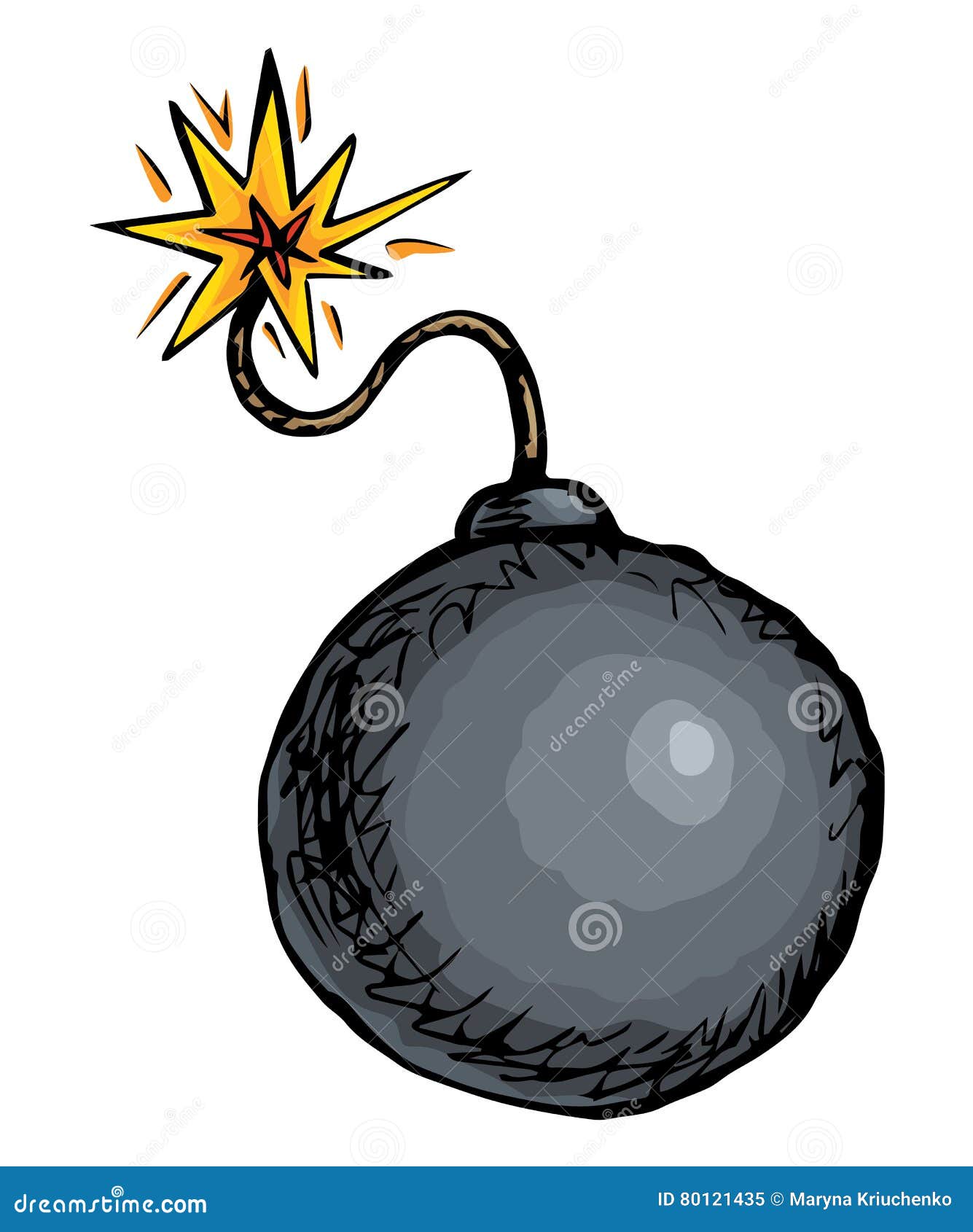 Bomba Gráfico del vector ilustración del vector. Ilustración de bomba ...