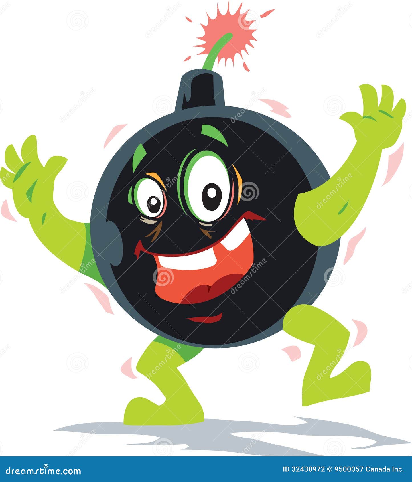 Bomba loca stock de ilustración. Ilustración de loco - 32430972