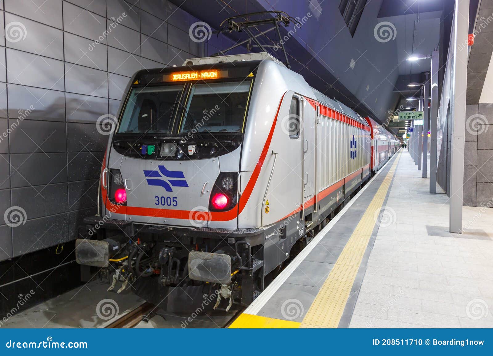 Bombardier Locomotive Jerusalem Yitzhak Navon Railway Station Train in ... Bombardier Locomotive Jerusalem Yitzhak Navon Railway Station Train in ...