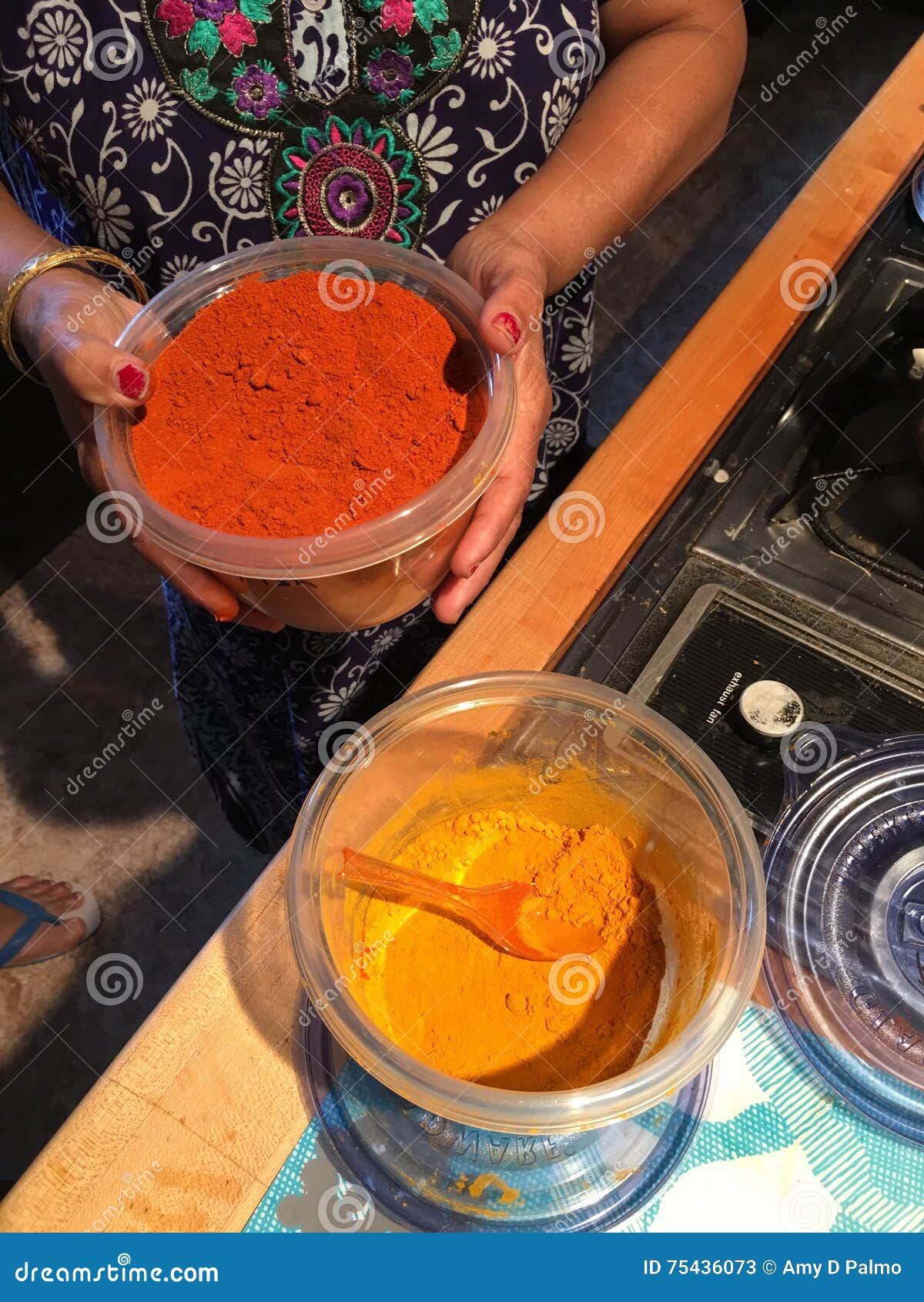 Bombay cooking stock image. Image of bombay, chili, turmeric - 75436073