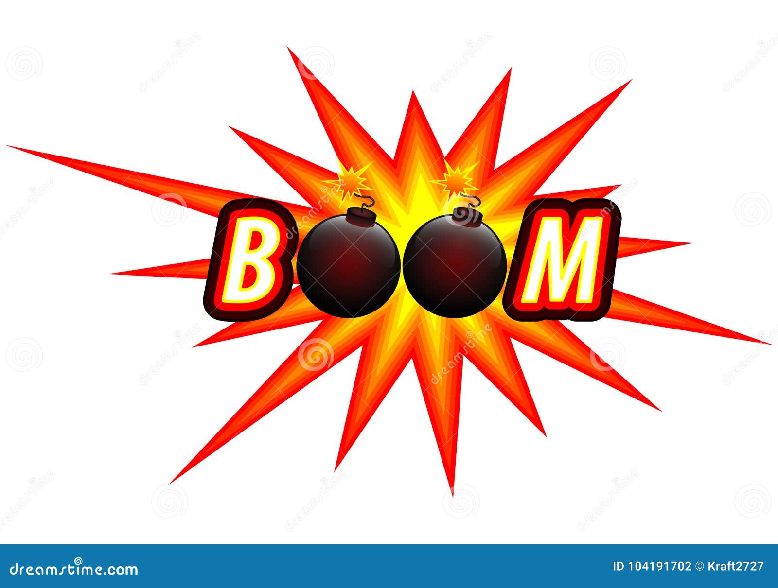 Bombe et logo de bombe illustration de vecteur. Illustration du dessin ...
