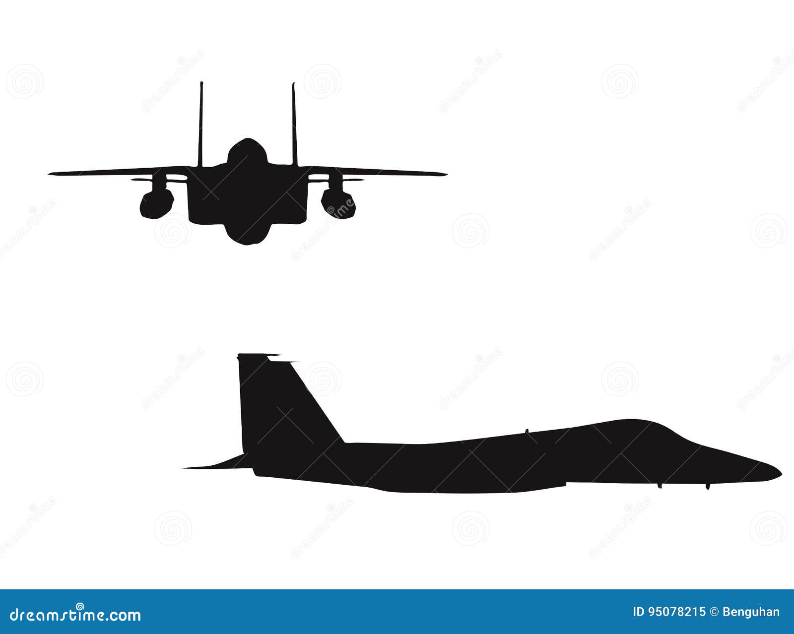 Bomber Silhouette Stock Illustrations – 582 Bomber Silhouette Stock ...