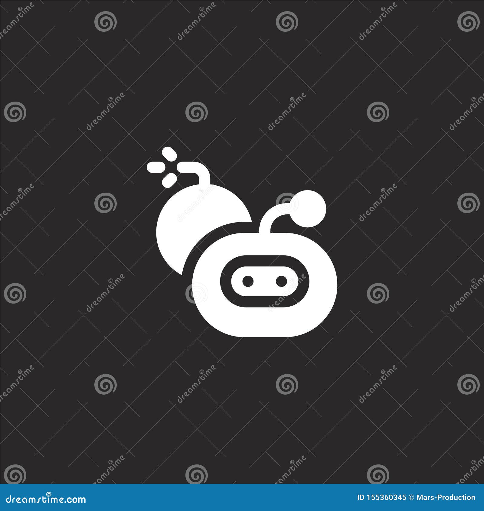 Bomberman Icon. Filled Bomberman Icon for Website Design and Mobile ...